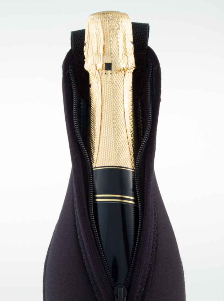 Champagne Neoprene Zip Cover - Your Logo – CENTURY 21 PROMO SHOP AUSTRALIA